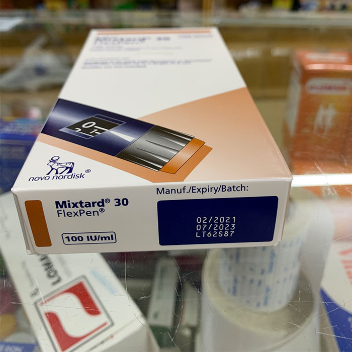 Mixtard 30 Flexpen - Bút tiêm Insulin trị tiểu đường 5x3ml | Nhà thuốc ...