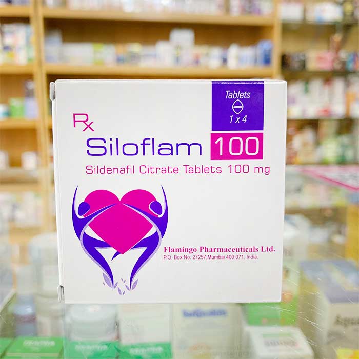 Siloflam 100mg Flamingo 4 viên - Thuốc cường dương | Nhà thuốc Vinmec