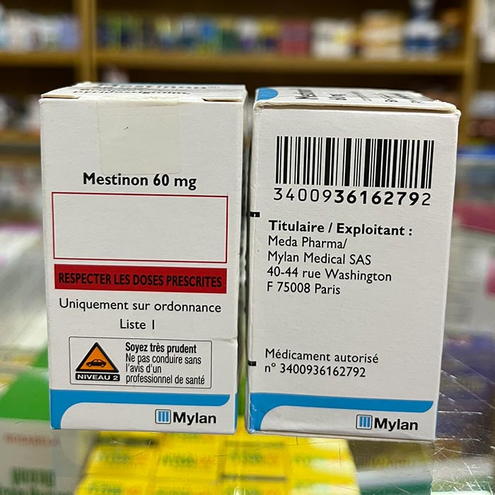 Mestinon 60mg Mylan 20 viên - Thuốc điều trị nhược cơ | Nhà thuốc Vinmec