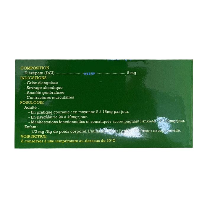 Zepam 5 Diazepam 5mg - Thuốc điều trị lo âu, mất ngủ | Nhà thuốc Vinmec